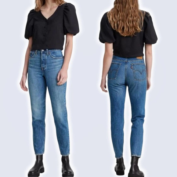 Levi's | Jeans | Levis Premium Wedgie Icon Fit Button Fly Jean Sz 25 | Poshmark